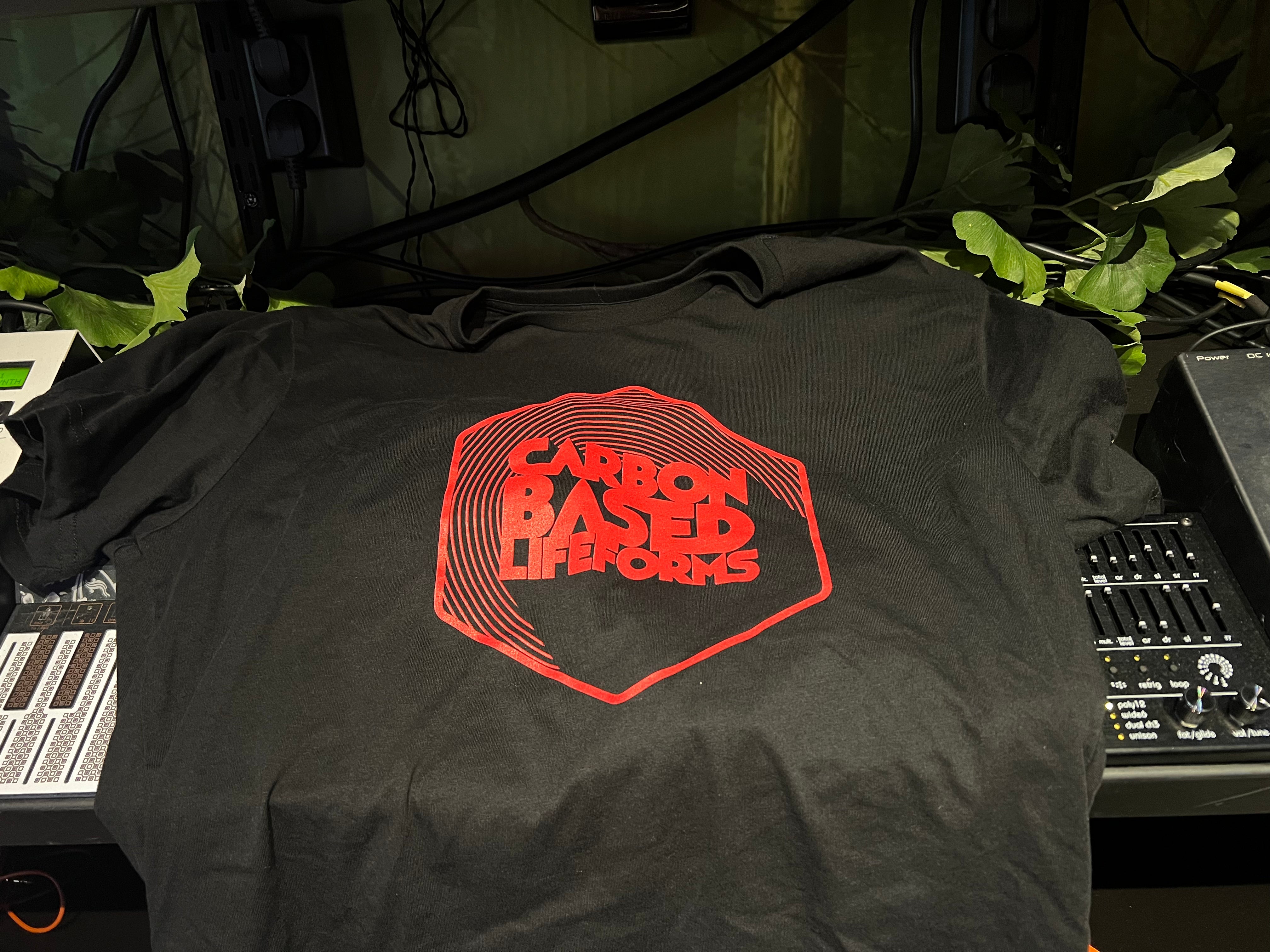 Red logo Tshirt – Carbon Based Lifeforms Official